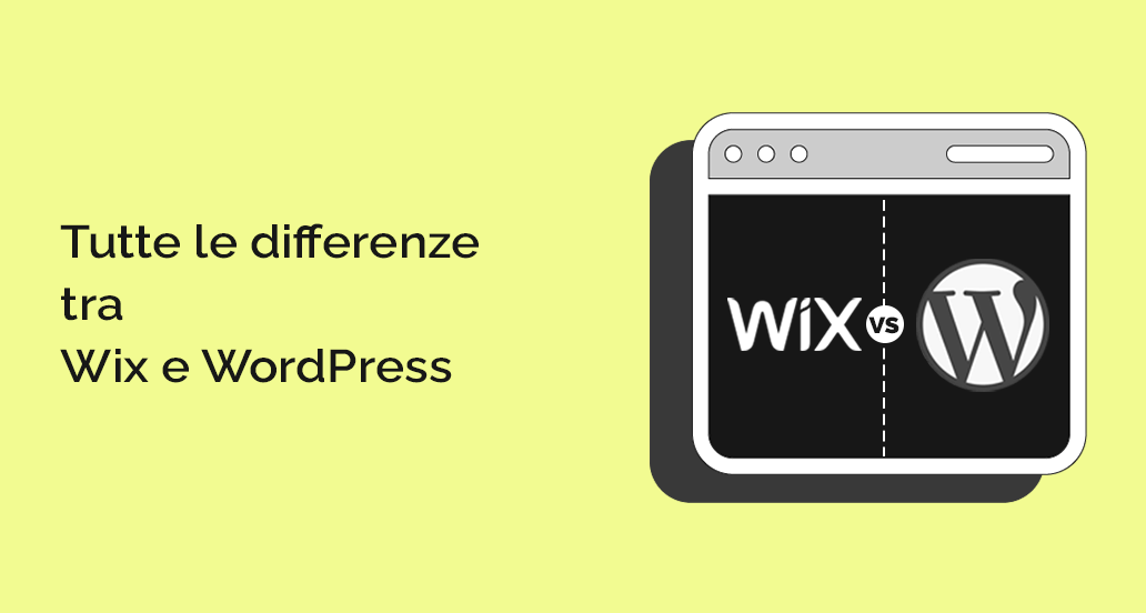 Tutte le differenze tra Wix e WordPress