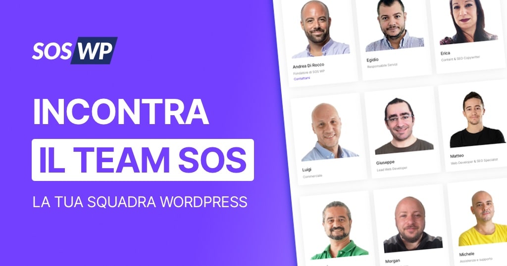 Chi Siamo - Vieni a conoscere il team di SOS WP